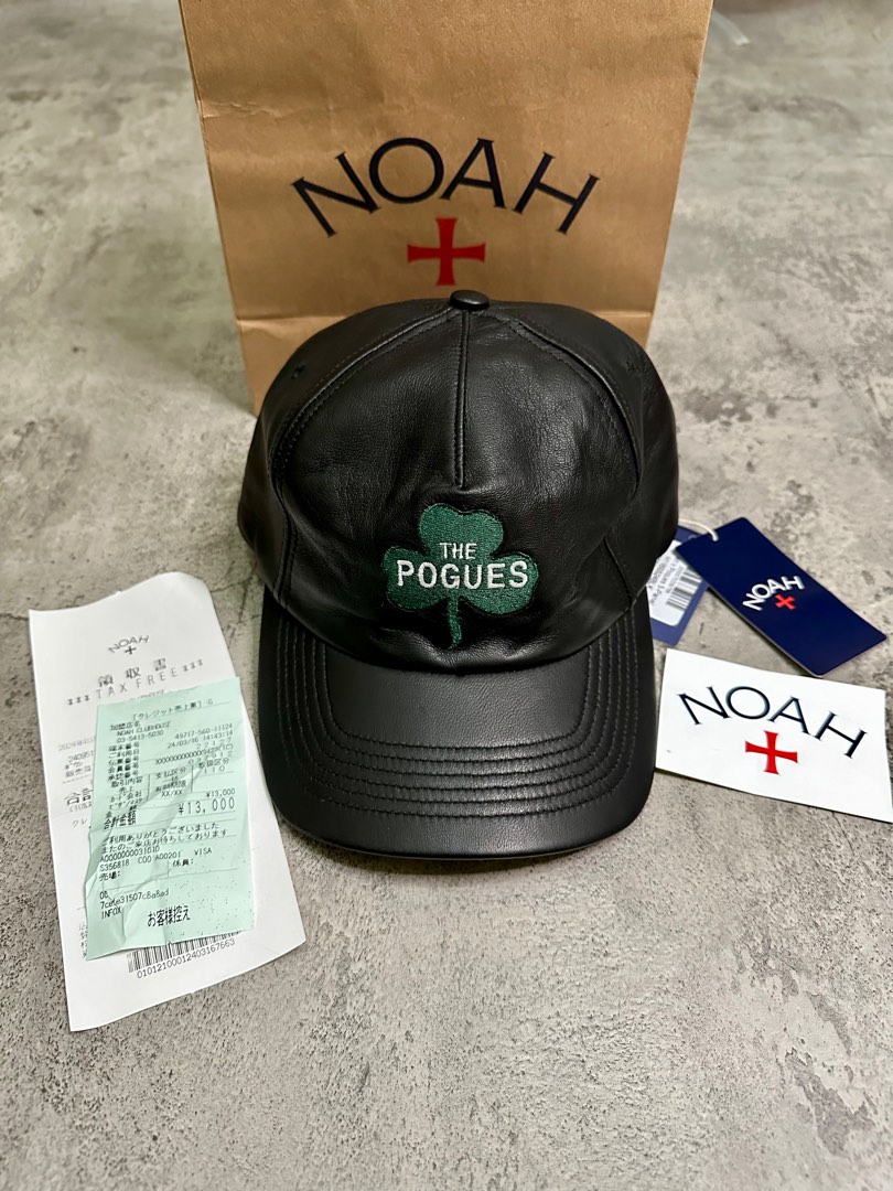 Noah The Pogues Leather 6 panel Cap (not jjjjound,aime leon dore,samba ...