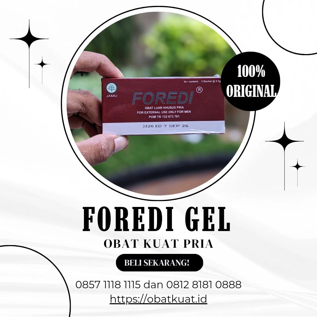 Obat Pria Perkasa FOREDI GEL, Kesehatan & Kecantikan, Perawatan Pria di ...