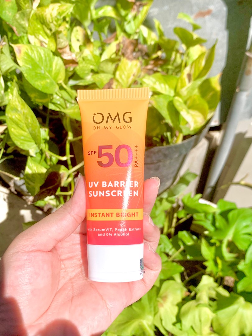 OMG Oh My Glow UV Barrier Sunscreen SPF 50 PA++++ Indonesia ...