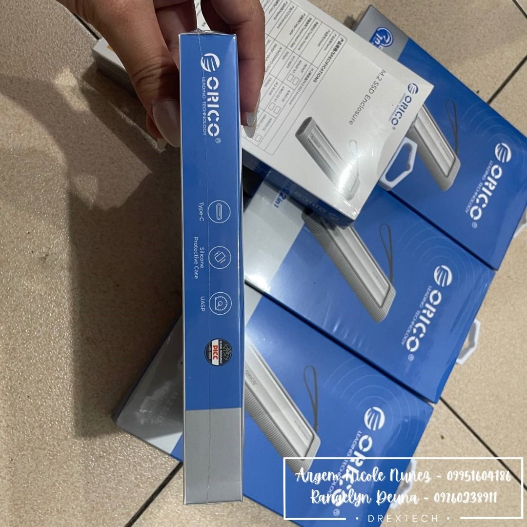 ORICO M.2 SSD Enclosure with Silicone Protective Case, Computers & Tech ...