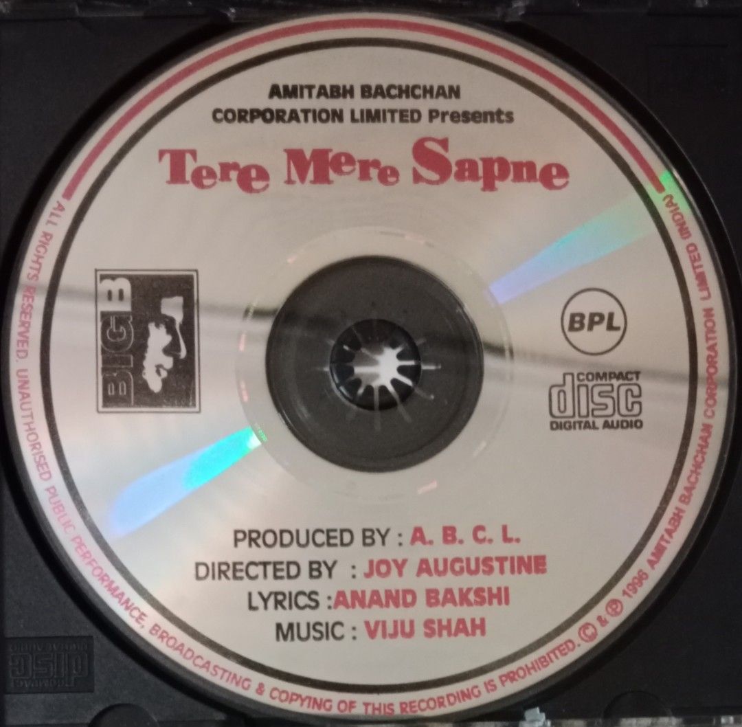 OST Tere Mere Sapne (1996), Hobbies & Toys, Music & Media, CDs & DVDs ...