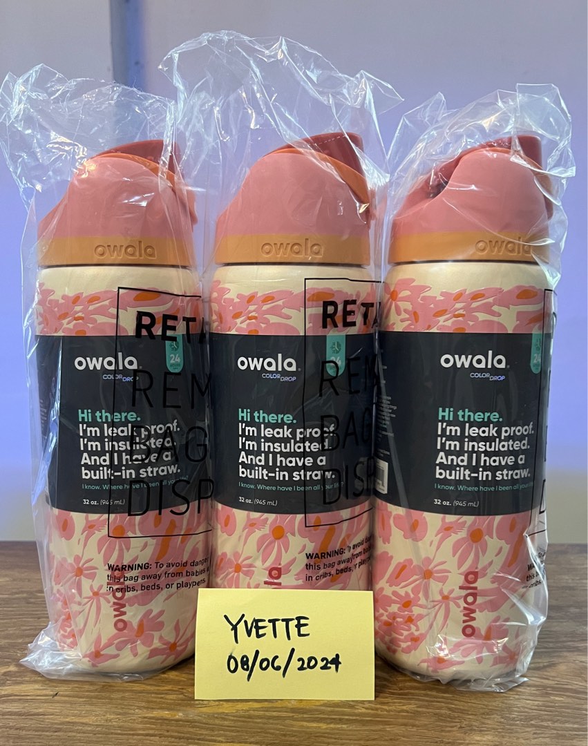 Owala Color Drop 32oz Funky Floral, Furniture & Home Living ...