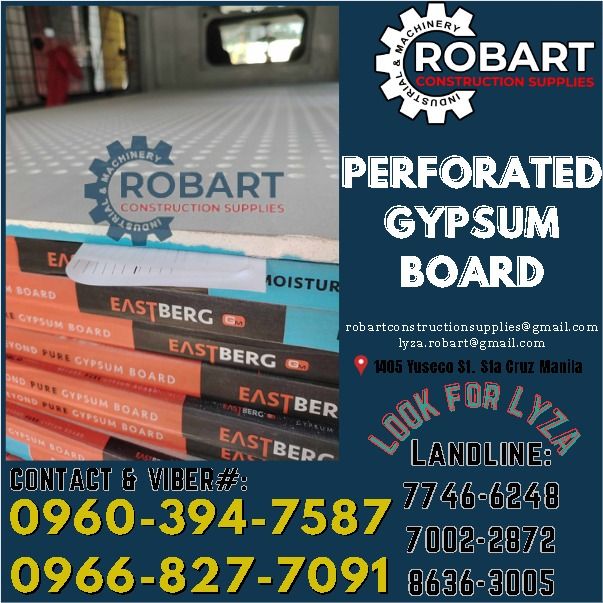 Perforated Gypsum Board, Commercial & Industrial, Construction Tools ...