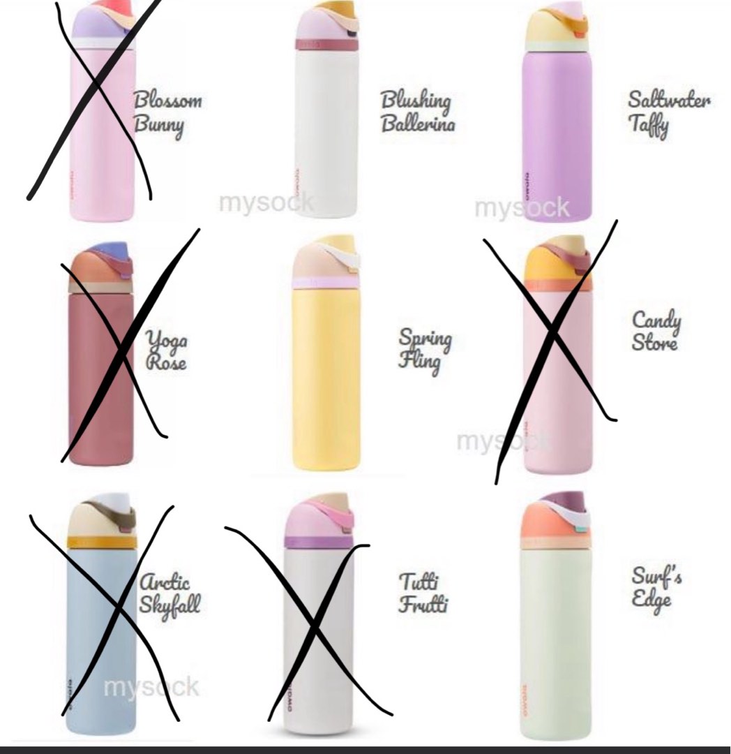 [PO] Owala 16/24/32/40oz Blossom Bunny blushing ballerina spring fling ...