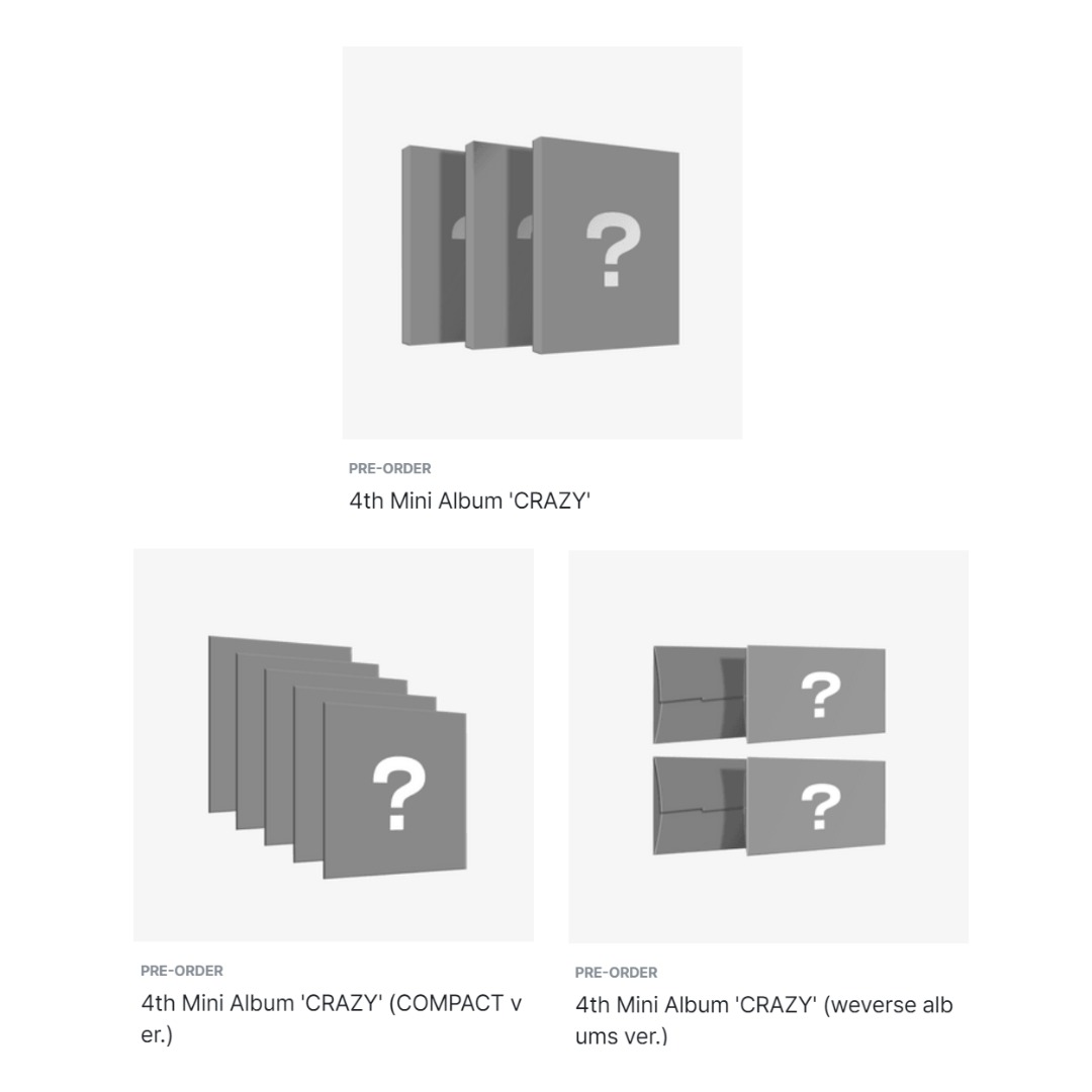 [POB] LE SSERAFIM - CRAZY + Weverse POB & Video Call PC / Ktown4u POB ...