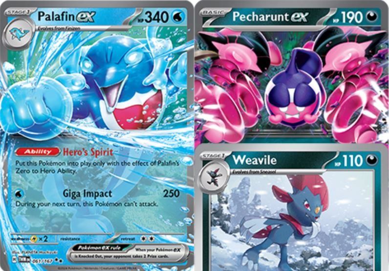 [Updated for Surging Sparks] Pokemon TCG Palafin ex Deck with Pecharunt ...