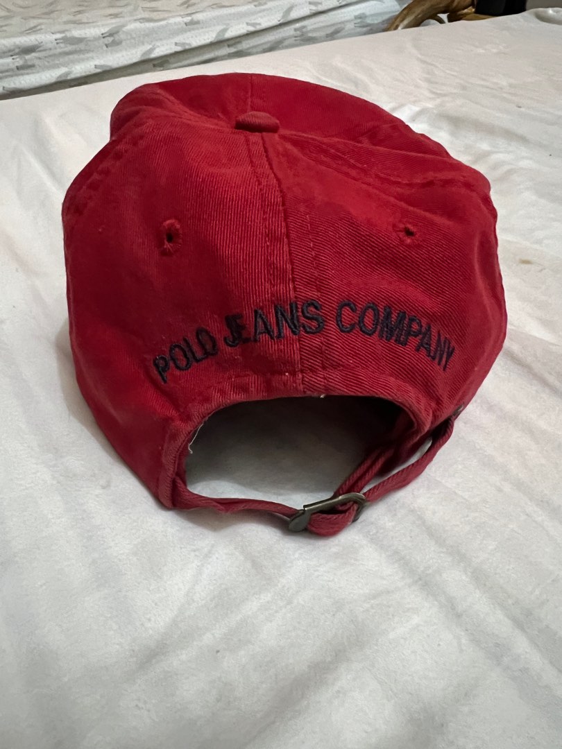 RALPH LAUREN Original Red Cap, Men's Fashion, Watches & Accessories ...