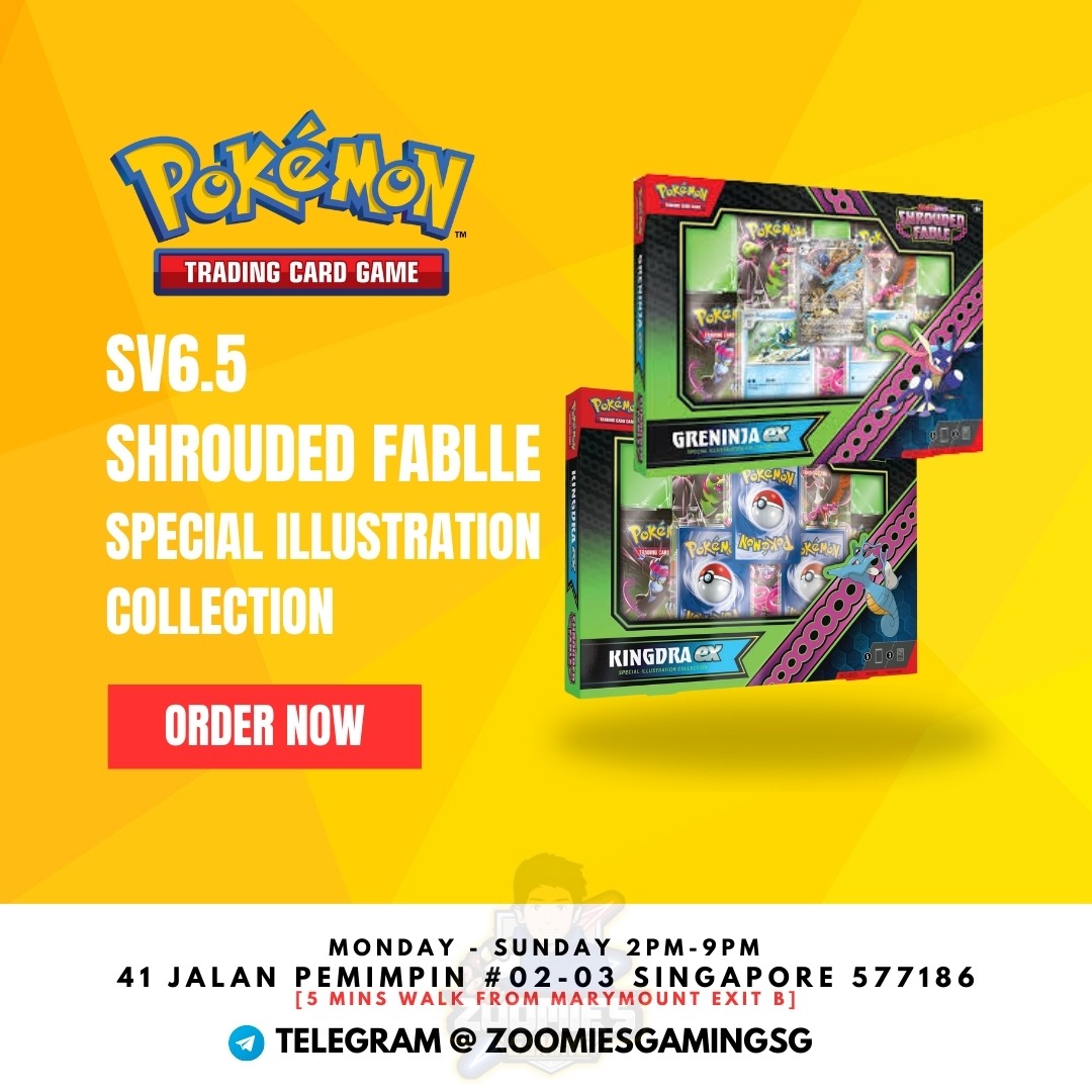 [SOLD]Pokemon SV6.5 Shrouded Fable Kingdra Ex Greninja Ex Special ...