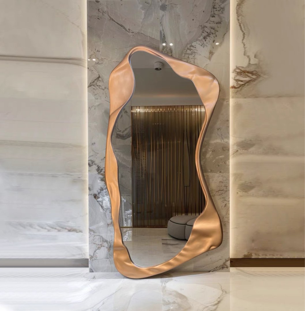 RIZTON Modern Irregular Wall Mirror, Furniture & Home Living, Home ...