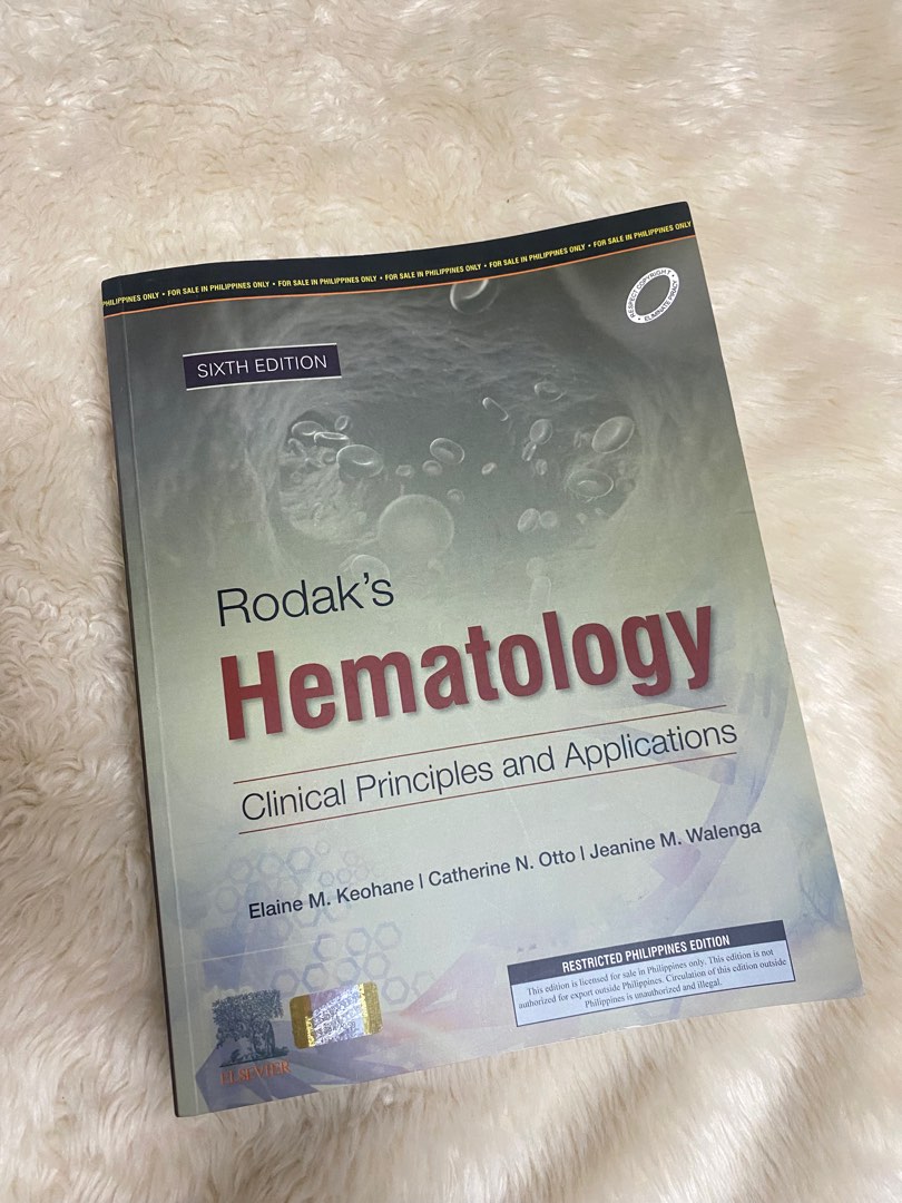 RODAK’S Hematology Clinical Principles and Applications (6TH EDITION ...