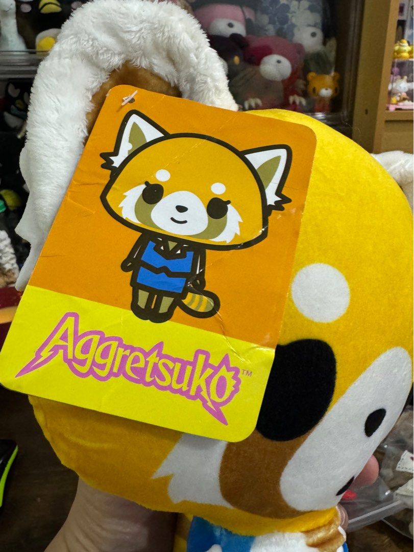 Sanrio Aggretsuko Plush, Hobbies & Toys, Toys & Games on Carousell