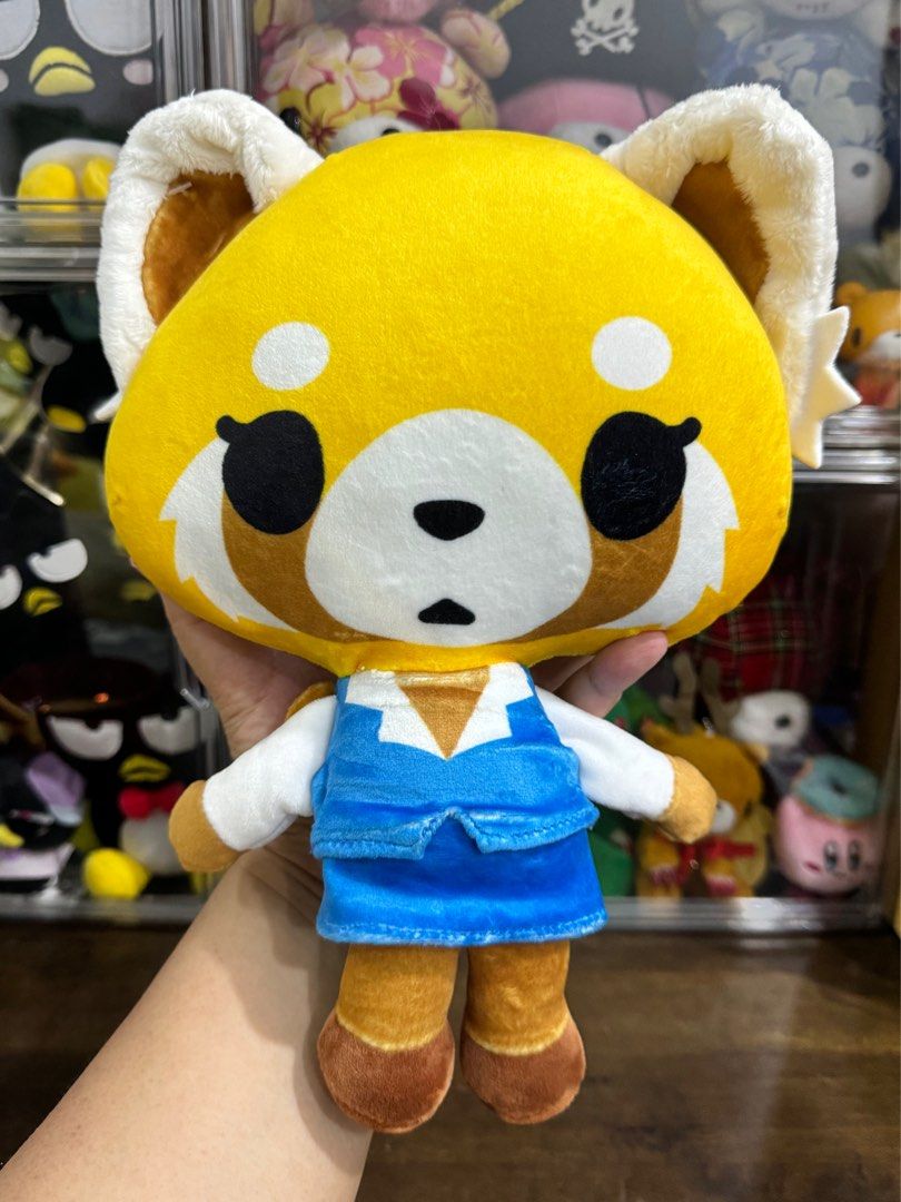 Sanrio Aggretsuko Plush, Hobbies & Toys, Toys & Games on Carousell
