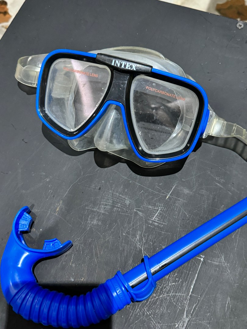 Scuba Mask Snorkeling Goggles Set, Sports Equipment, Sports & Games ...