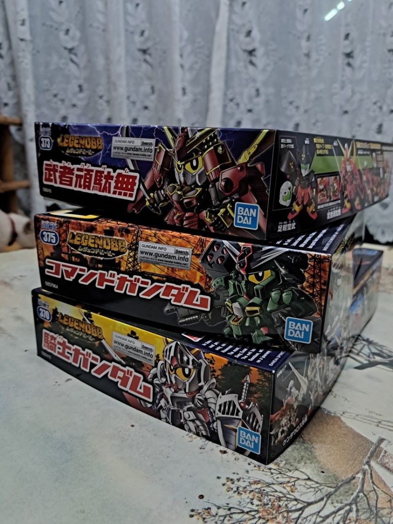 SD gundam command gundam, knight gundam, musha gundam, Hobbies & Toys ...