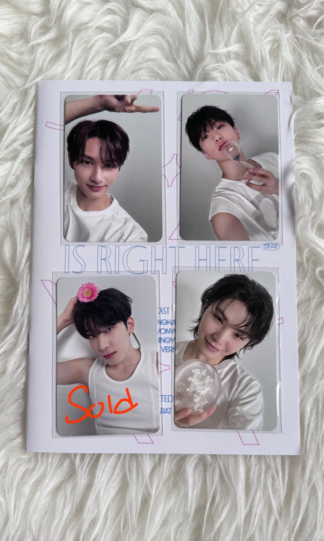 WTS SEVENTEEN'17 IS RIGHT HERE' -DEAR Ver.- Random Photocard (Scoups ...