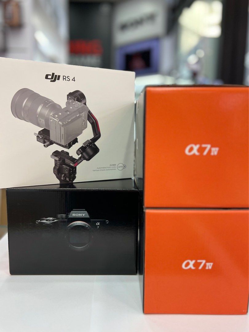 (Promotion set) SONY A7 IV / A7M4 / 7M4 & DJI Rs4 / RS 4 , Photography, Cameras on Carousell