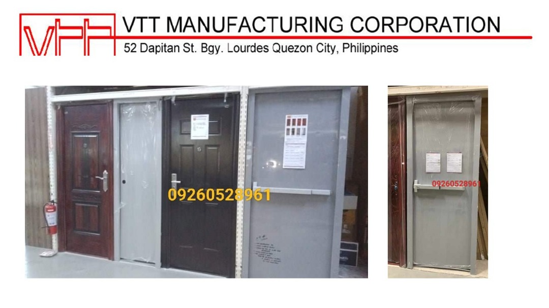 steel door with jamb and accessories set, Furniture & Home Living ...