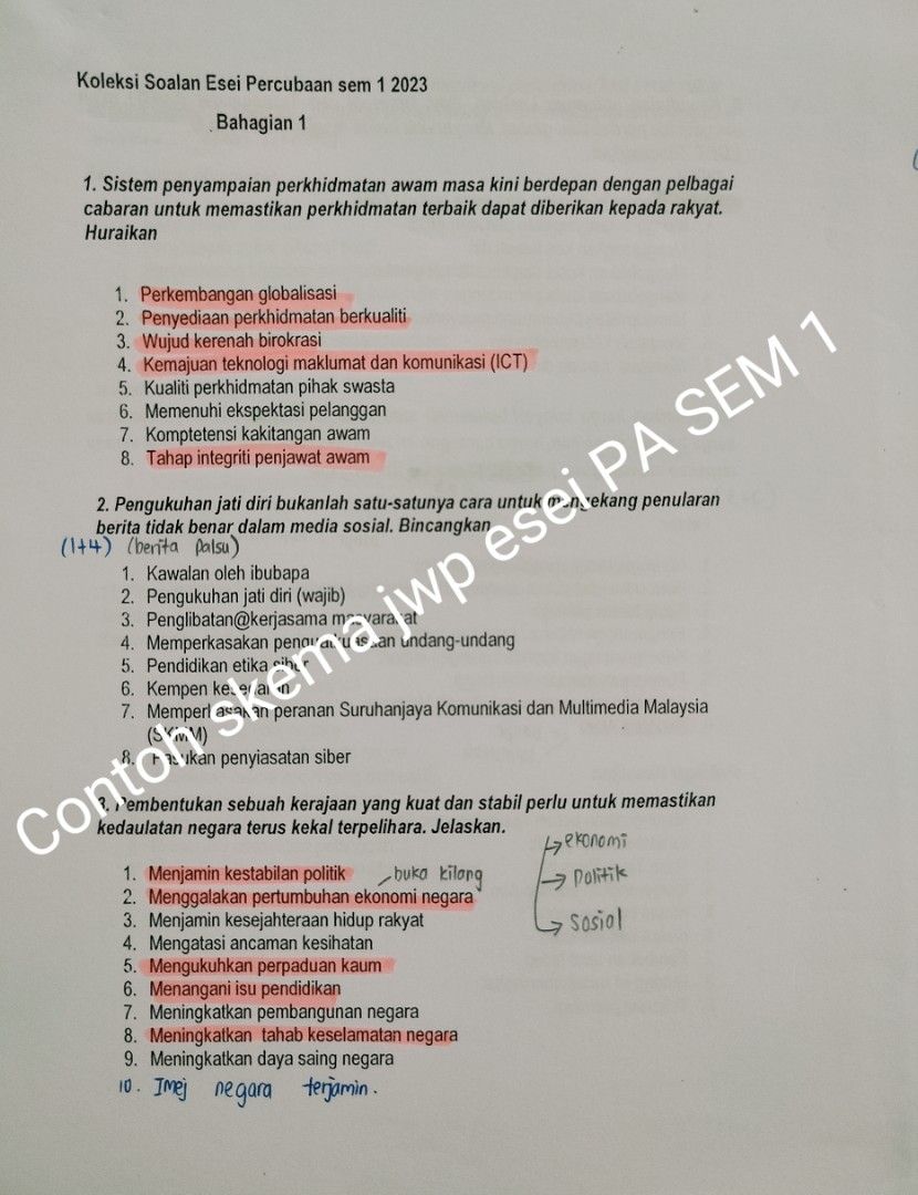 stpm nota PENGAJIAN AM SEM 1, Hobbies & Toys, Books & Magazines ...