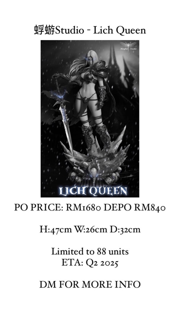 蜉蝣Studio - Lich Queen, Hobbies & Toys, Toys & Games on Carousell