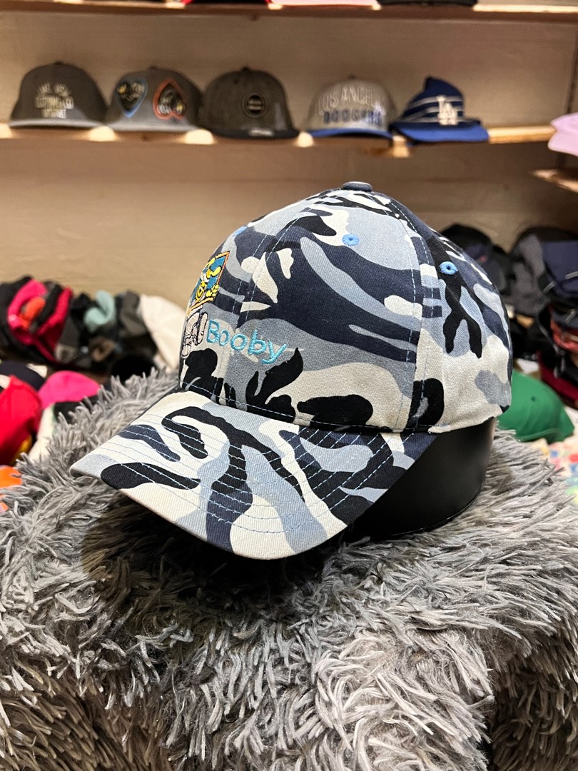 Topi baseball Army Blue, Fesyen Pria, Aksesoris, Topi di Carousell