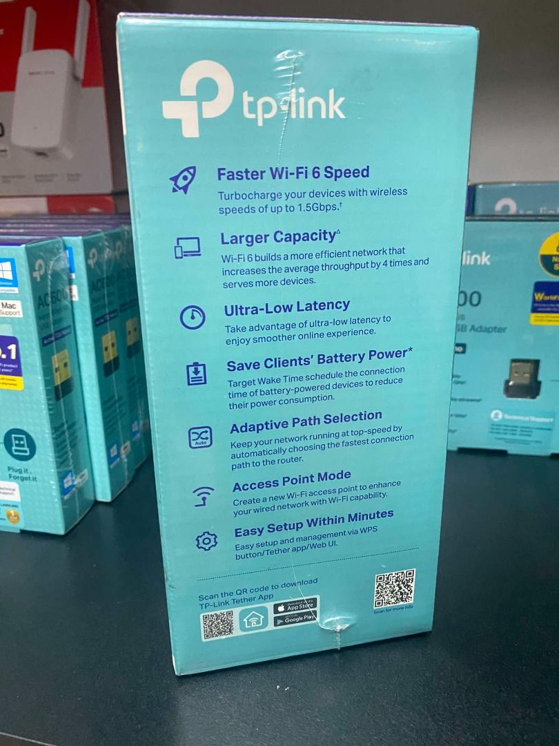 TP-Link RE505X AX1500 Dual Band Mesh Wi-Fi 6 Range Extender, Computers ...