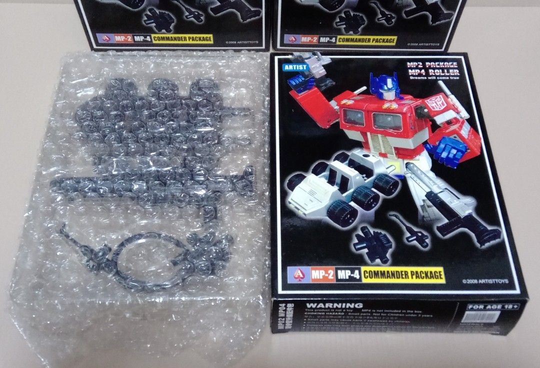 Transformers Masterpiece Optimus Prime Ultra Magnus Nemesis MP Roller ...