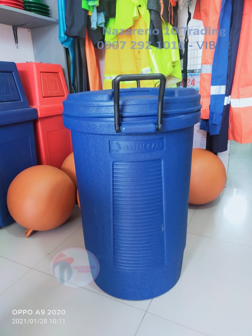 Trash bin trolling bin trash bin w/out wheels 21, Furniture & Home ...