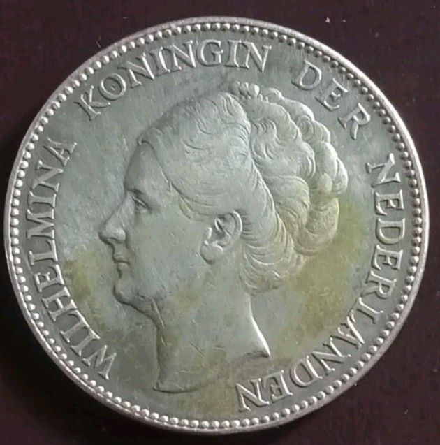 Uang Koin Kuno Perak Hindia Belanda 1 Gulden 1929, Antik, Uang Lama di ...