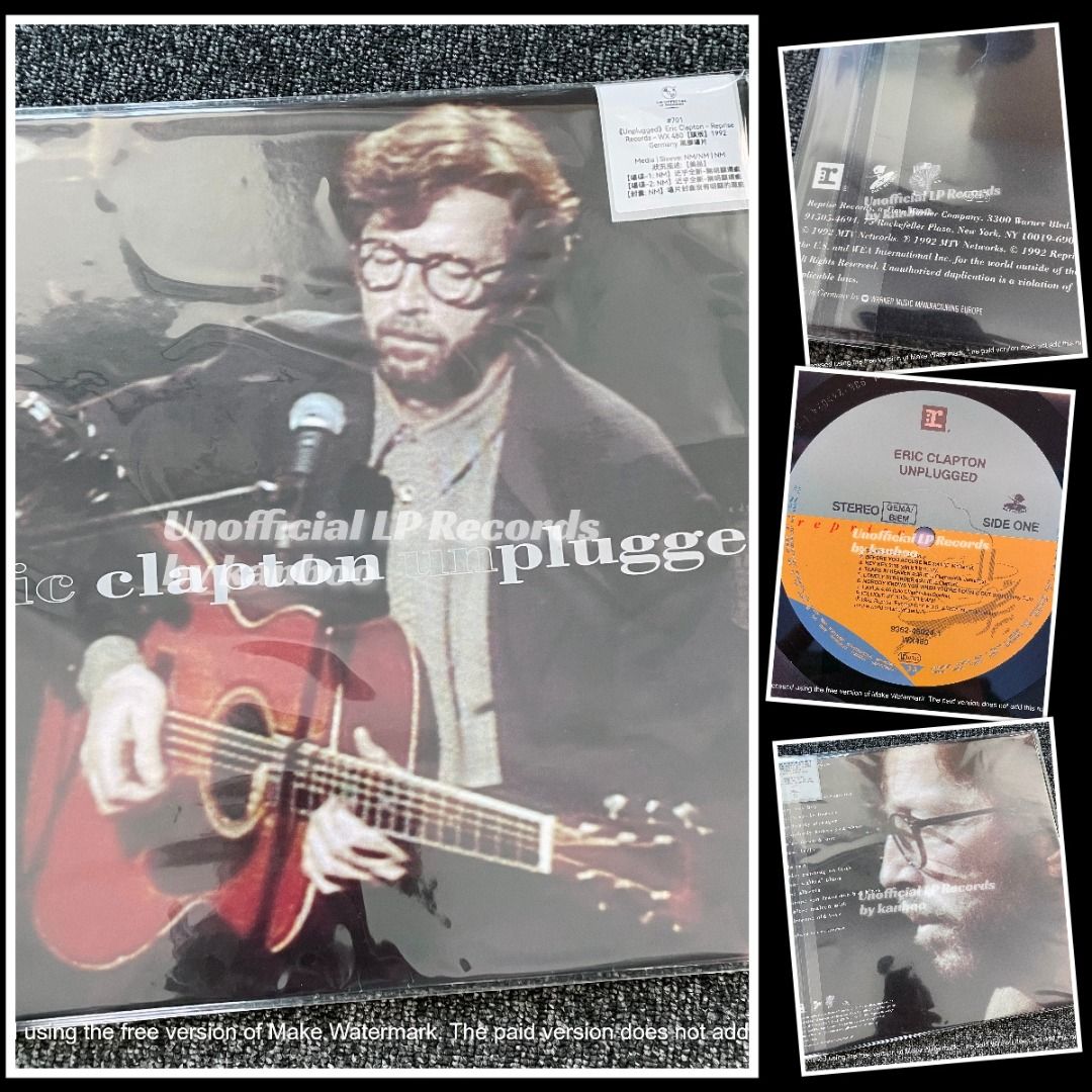 《Unplugged》Eric Clapton - Reprise Records - WX 480【1992版】【美品】1992 ...