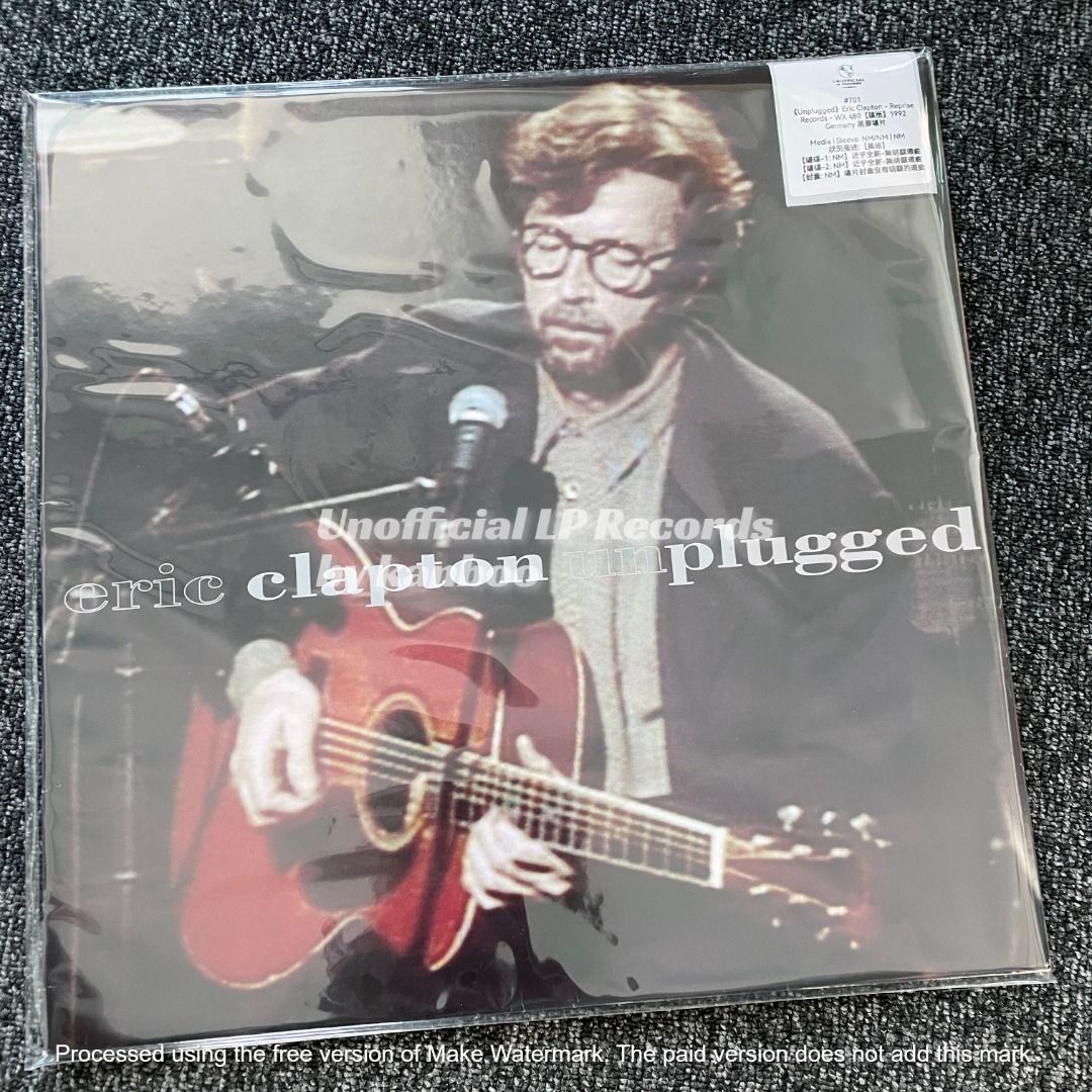 《Unplugged》Eric Clapton - Reprise Records - WX 480【1992版】Germany LP 黑膠 ...