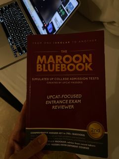 Maroon Bluebook (UPCAT) 4th Ed, Hobbies & Toys, Books & Magazines ...