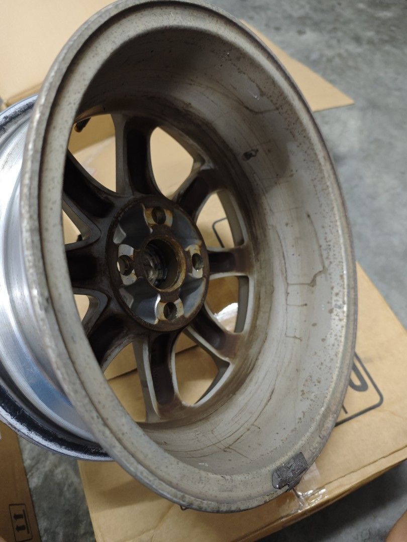 Used 14" Toyota Rims (Original Enkei), Auto Accessories on Carousell