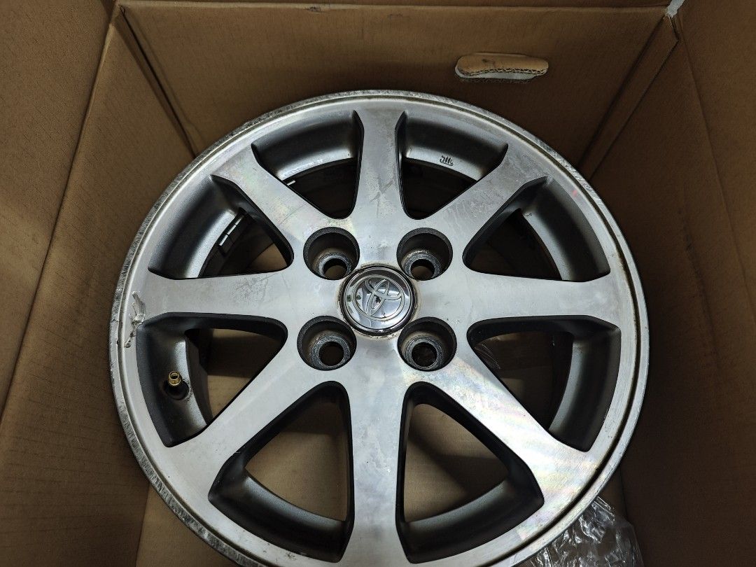 Used 14" Toyota Rims (Original Enkei), Auto Accessories on Carousell