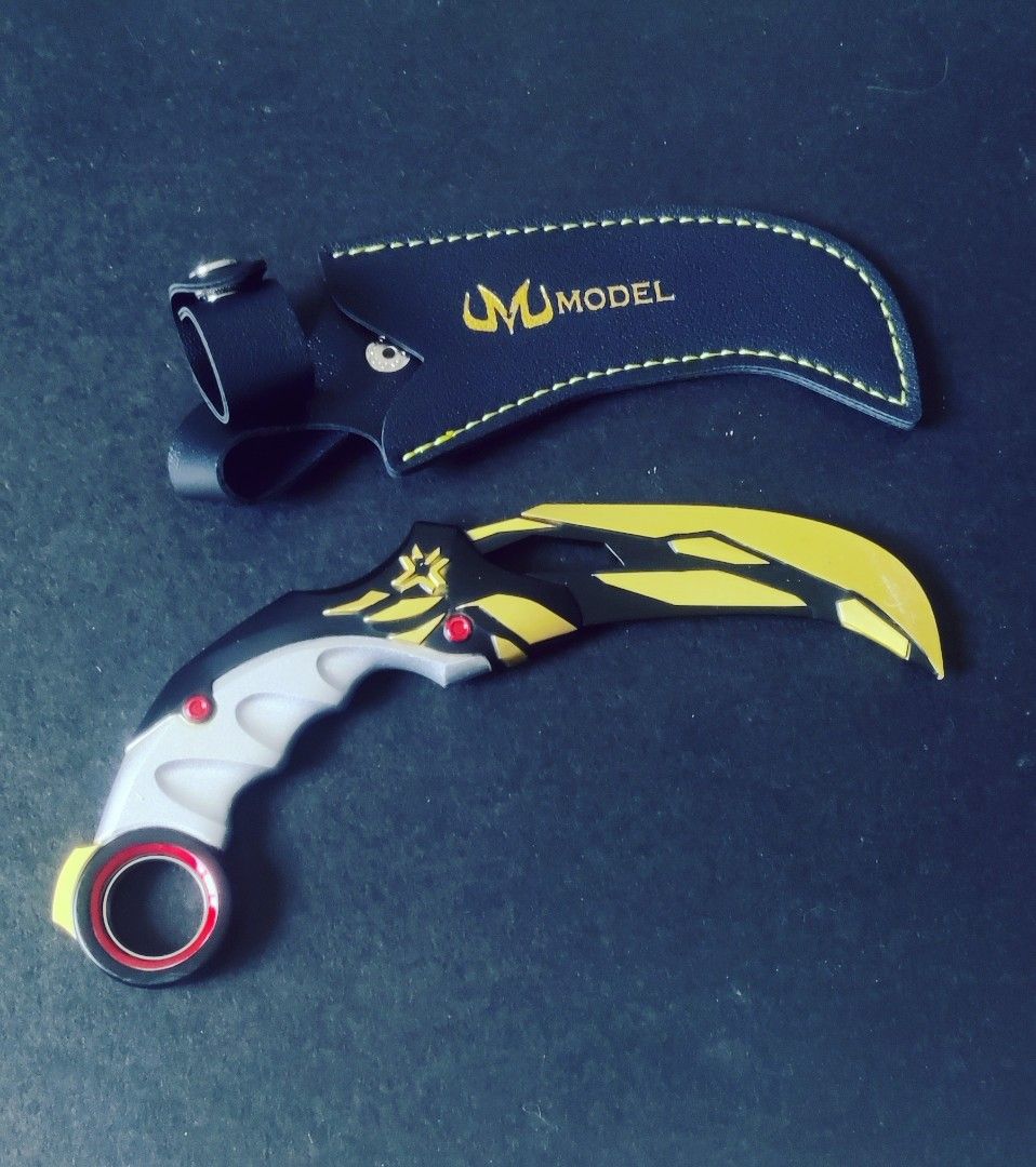 VALORANT KNIFE MELEE KARAMBIT CHAMPION SKIN, Hobbies & Toys, Toys ...