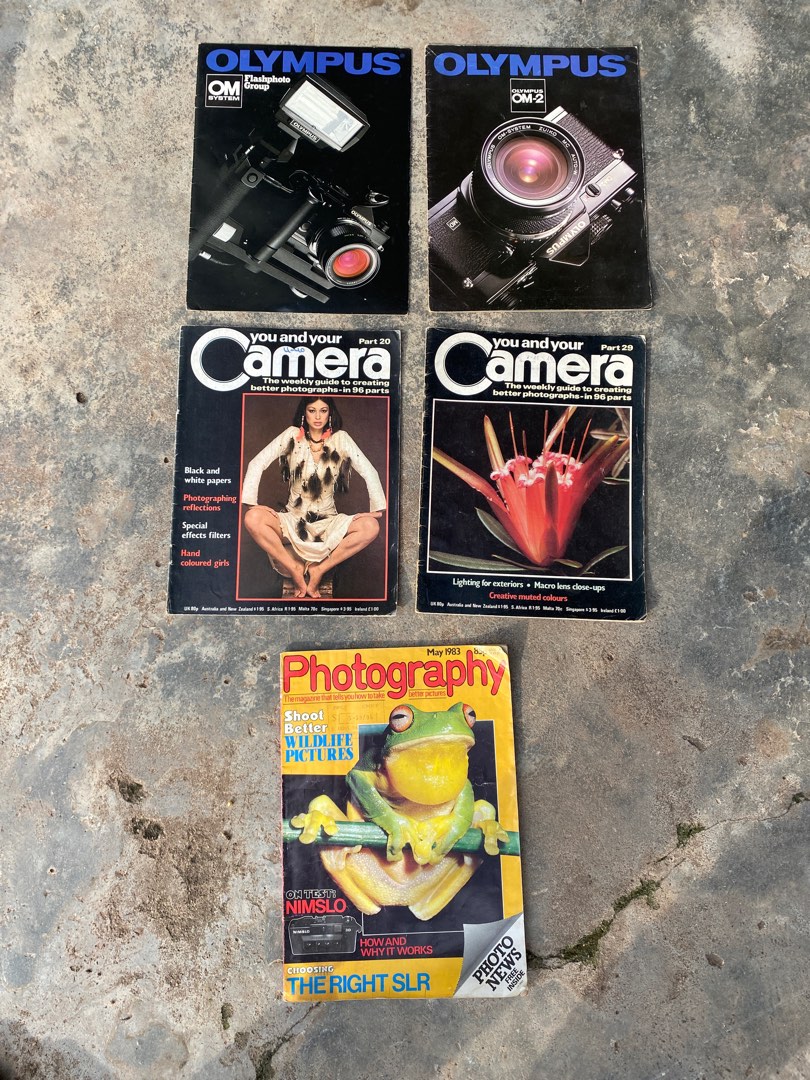 Vintage 80s camera & PHOTOGRAPHY book, Hobbies & Toys, Books ...