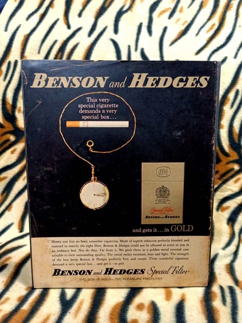 Vintage Frame Poster Benson, Hobbies & Toys, Collectibles & Memorabilia ...
