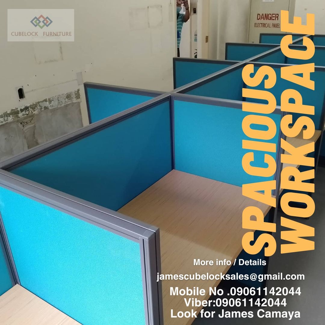 Workstation Partition Full Fabric Designs, Furniture & Home Living ...