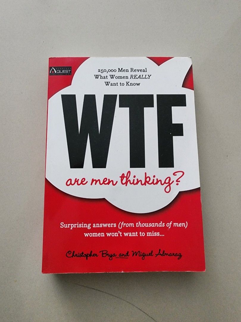 WTF Are Men Thinking, Hobbies & Toys, Books & Magazines, Storybooks on Carousell