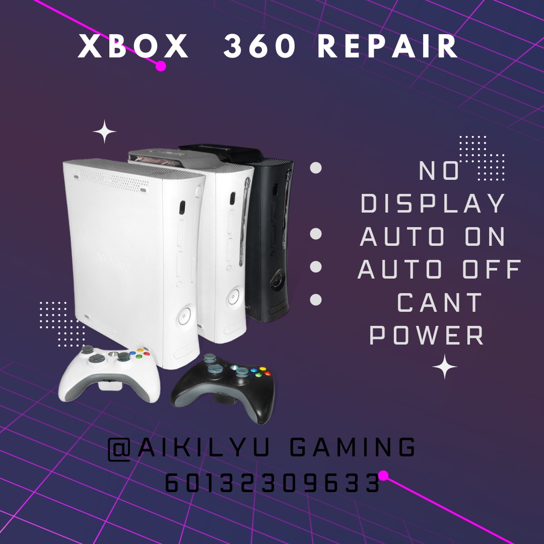 Xbox 360 No Power Red Ring @ AIKILYU GAMING, Video Gaming, Video Game ...