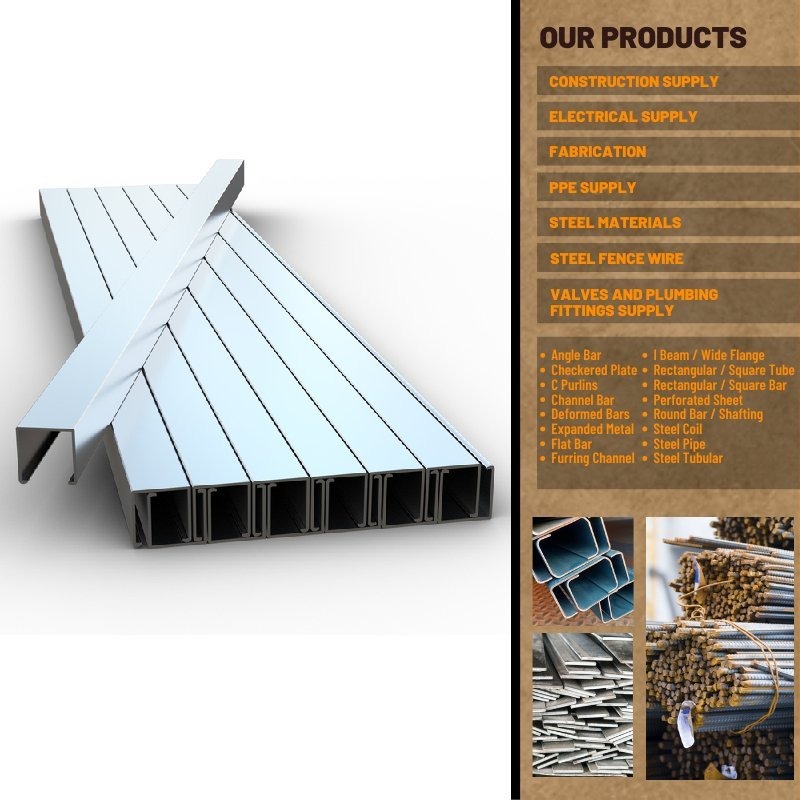 2" x 3" Channel Bar / C Channel / Steel Channel Bar, Commercial ...