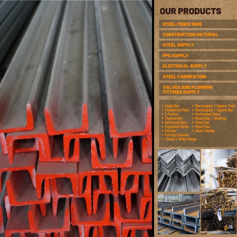 2x6 5mm C Channel Bar / Channel Bar / Rebar / Angle Bar, Commercial ...