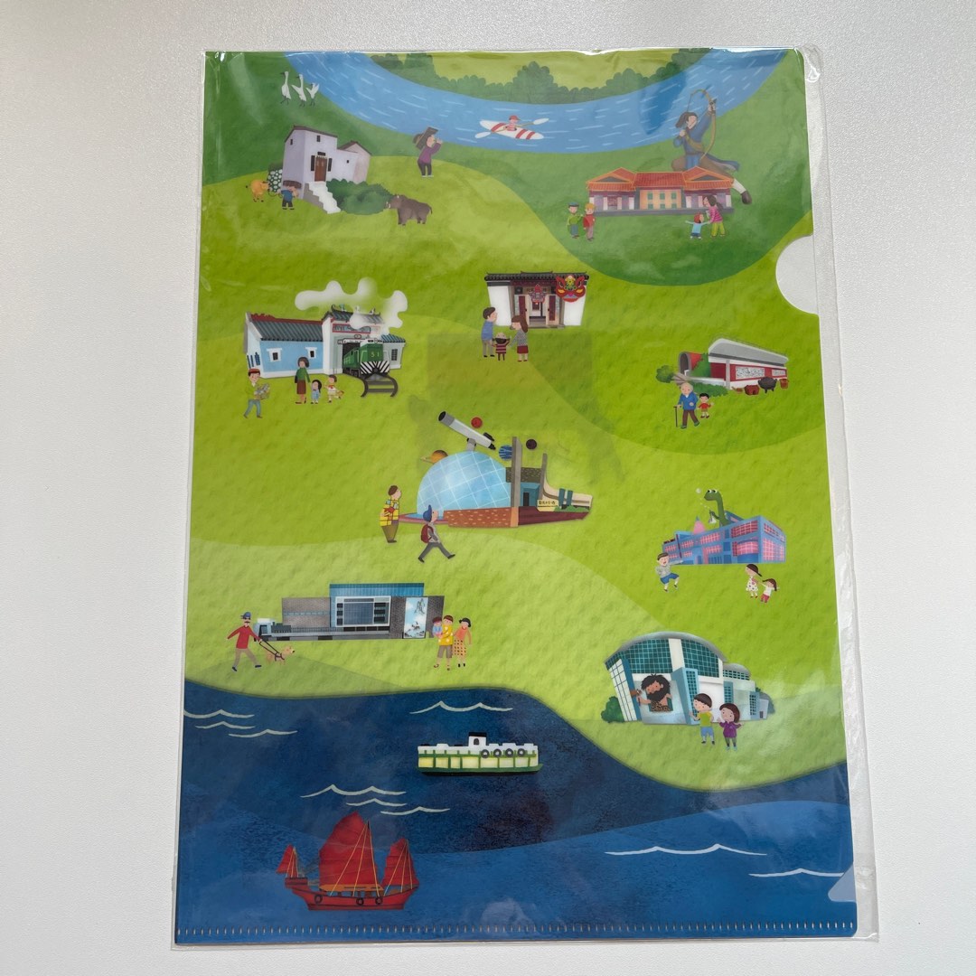 全新 香港景點 康文署 博物館 文件夾 Hong Kong Museum Folder File, 興趣及遊戲, 手作＆自家設計, 其他 ...