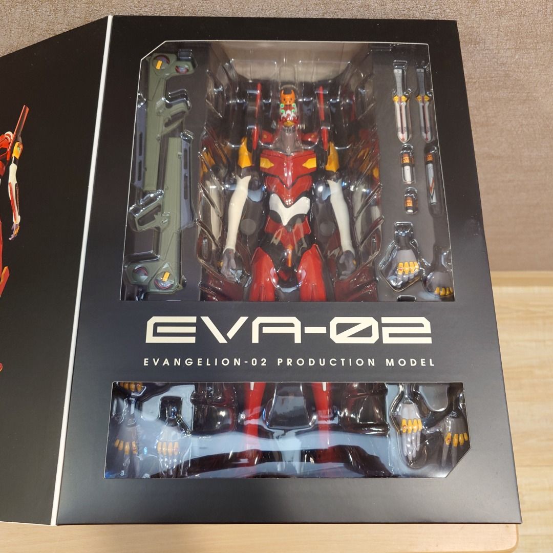 全新 冇變色 盒不完美 圓貼自然甩膠 RAH EVA 02 2號機 390mm 1/6 Action Figure Medicom 新世紀福音 ...