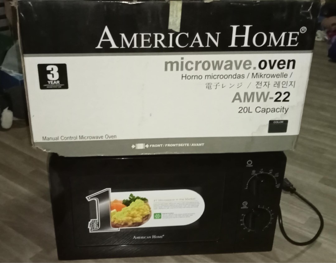 American Home AMW-22W Microwave Oven, TV & Home Appliances, Kitchen Appliances, Other Kitchen ...