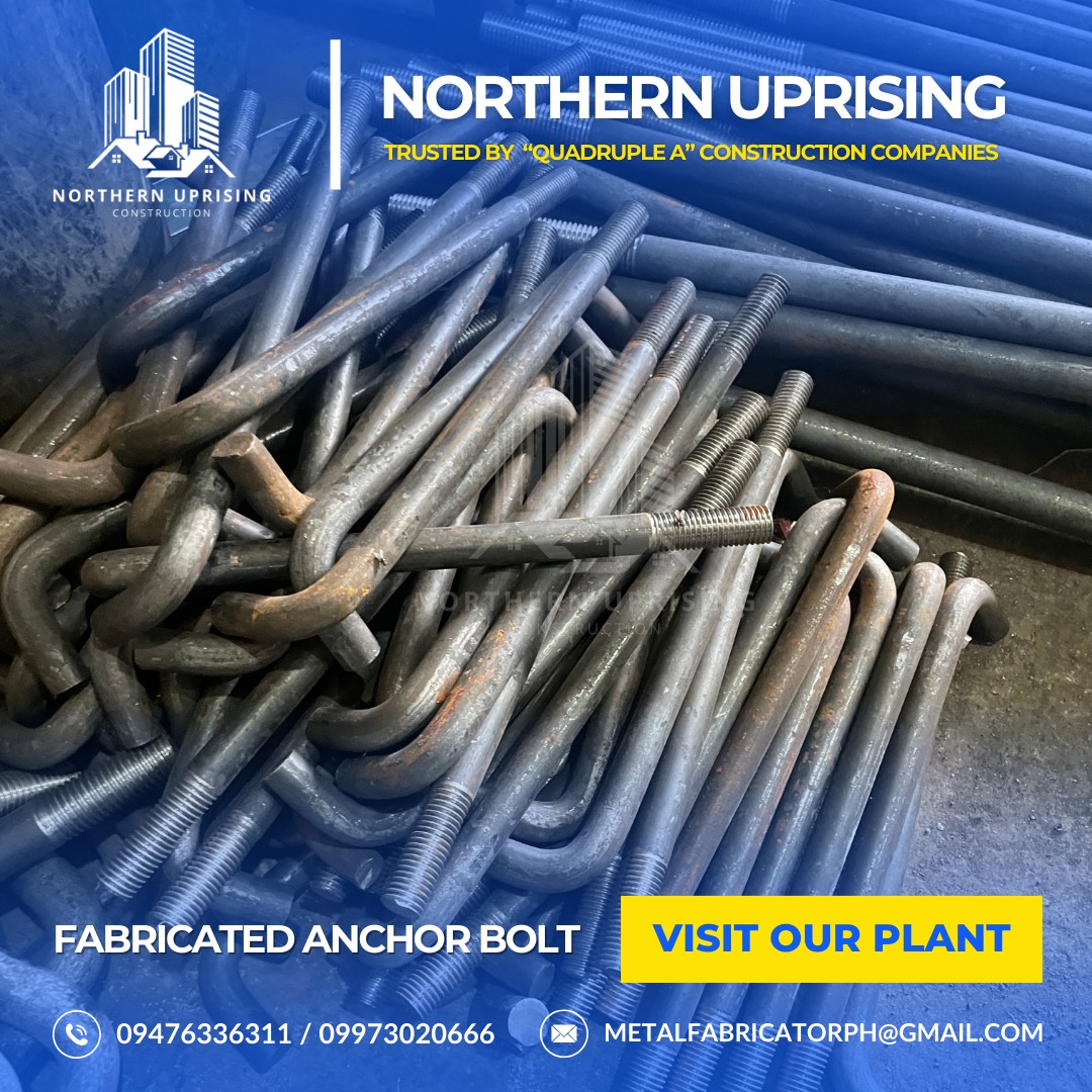 Anchor Bolt | Angle Bar | U-Bolt | Northern Uprising Construction | Pipe Casing | Round Bar ...