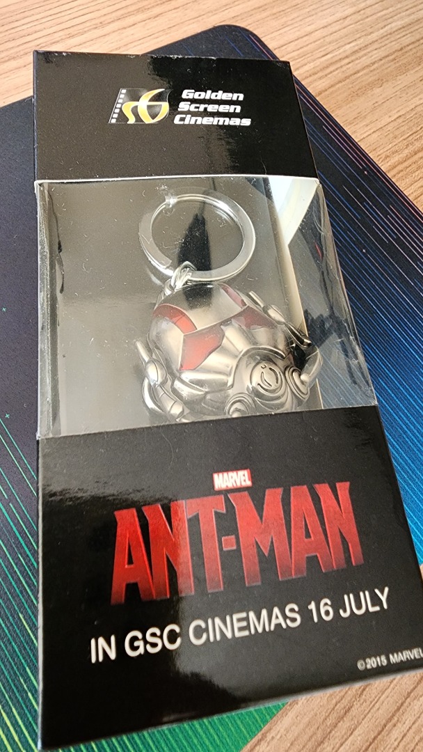 ANT-MAN Keychain from Golden Screen Cinemas (GSC), Hobbies & Toys ...