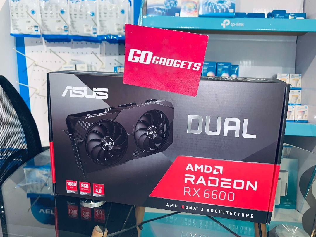Asus Dual AMD Radeon RX 6600 V2 8GB GDDR6 Graphics Card DUAL-RX6600-8G ...