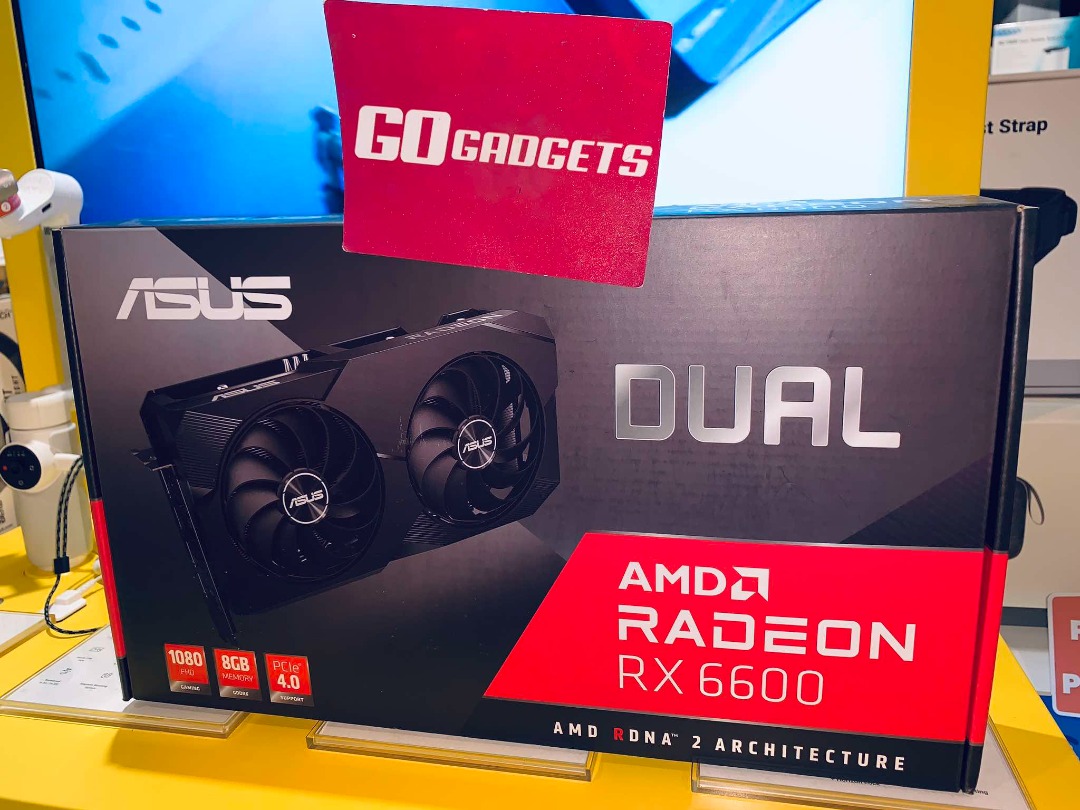 Asus Dual AMD Radeon RX 6600 V2 8GB GDDR6 Graphics Card DUAL-RX6600-8G ...