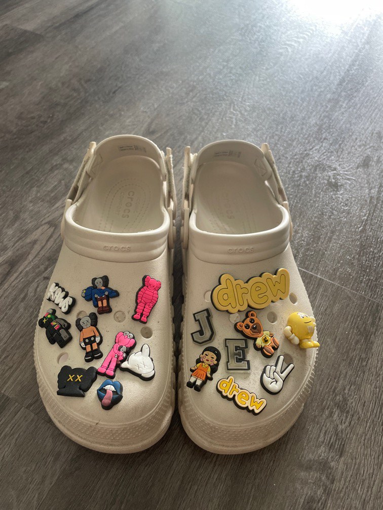 Authentic Crocs unisex with Velcro back, Men's Fashion, Footwear ...