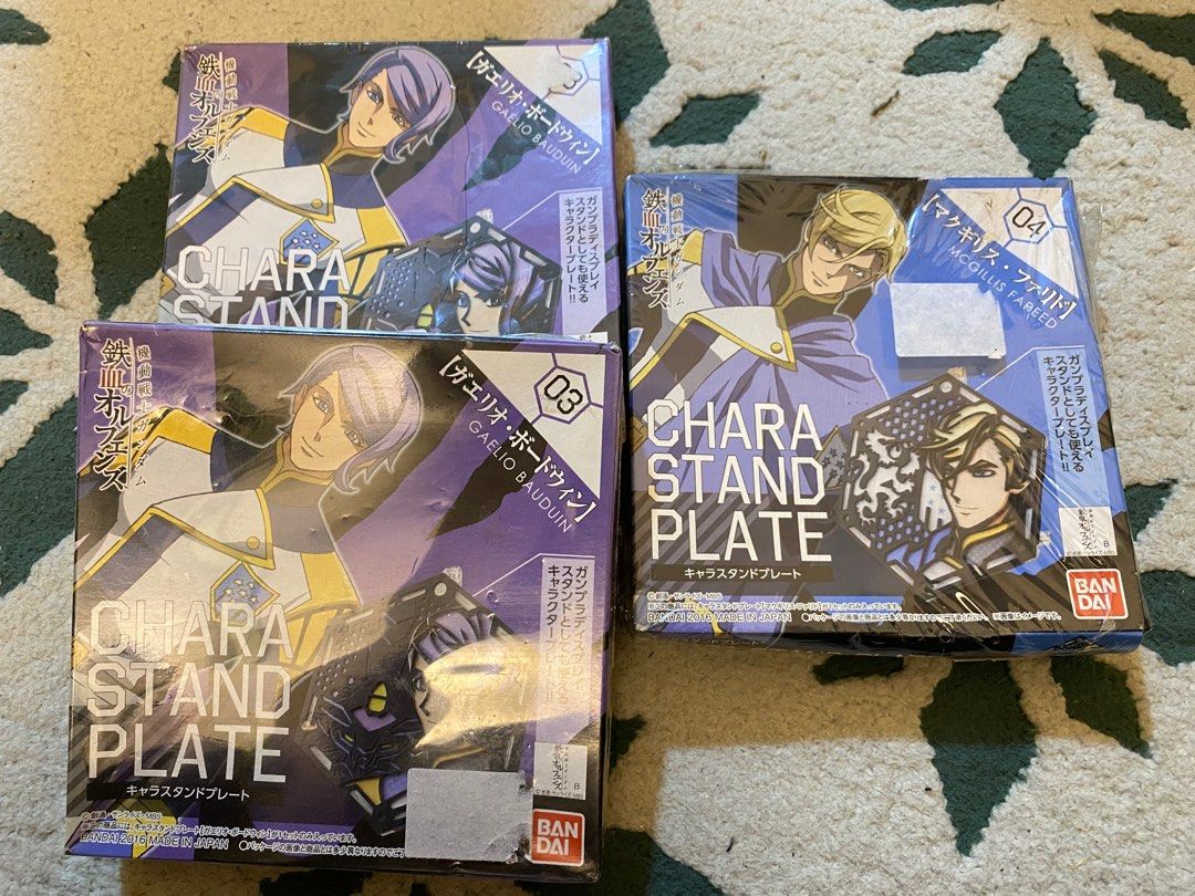 BANDAI NEW CHARA STAND PLATE GUNDAM, Hobbies & Toys, Toys & Games on ...